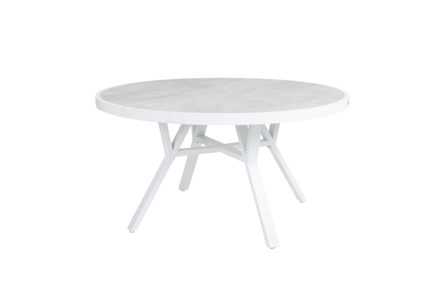 Samvaro dining table White/Grey | Brafab